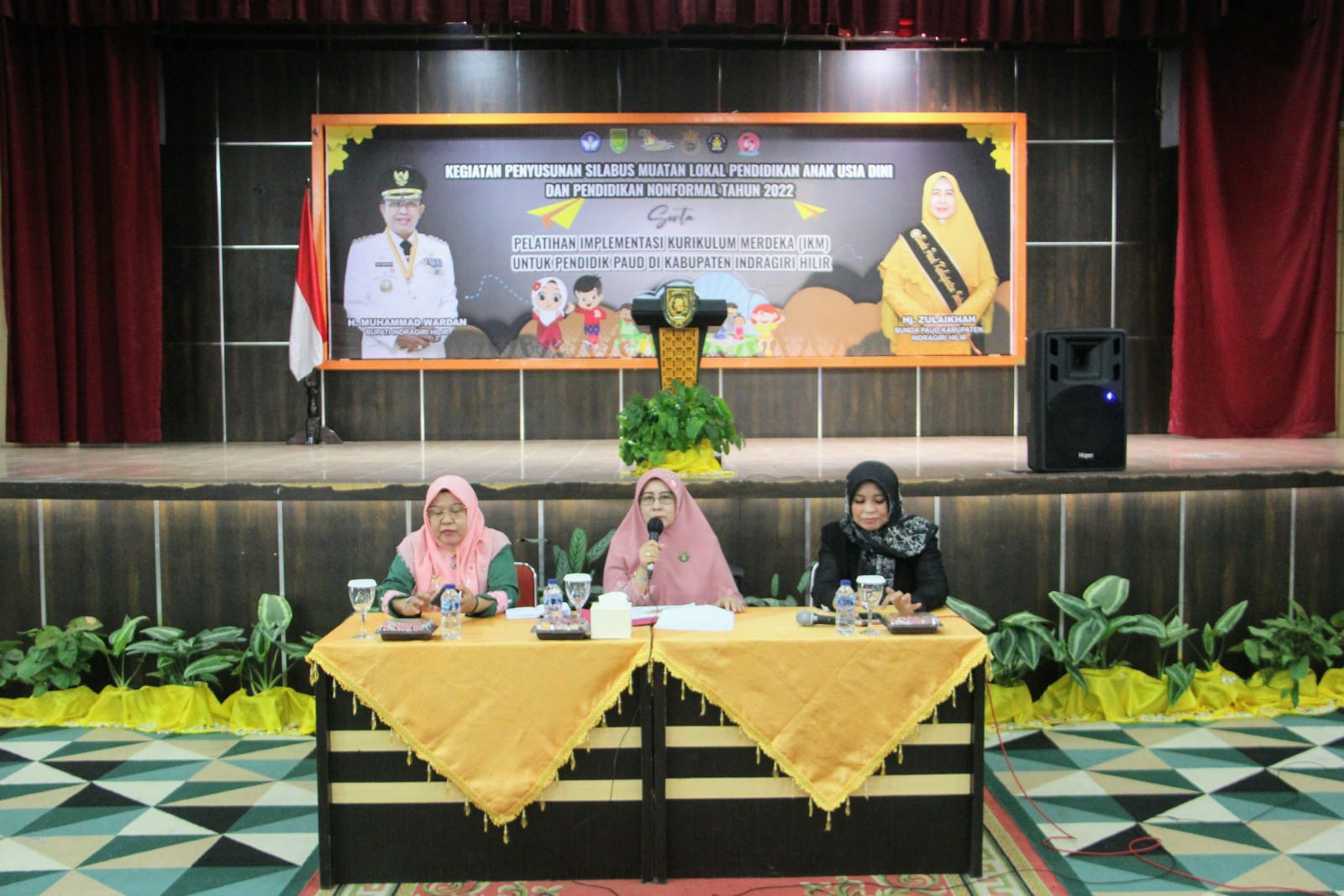 Bupati HM Wardan Buka Pelatihan Penyusunan Silabus Muatan Lokal PAUD dan PNF Tahun 2022